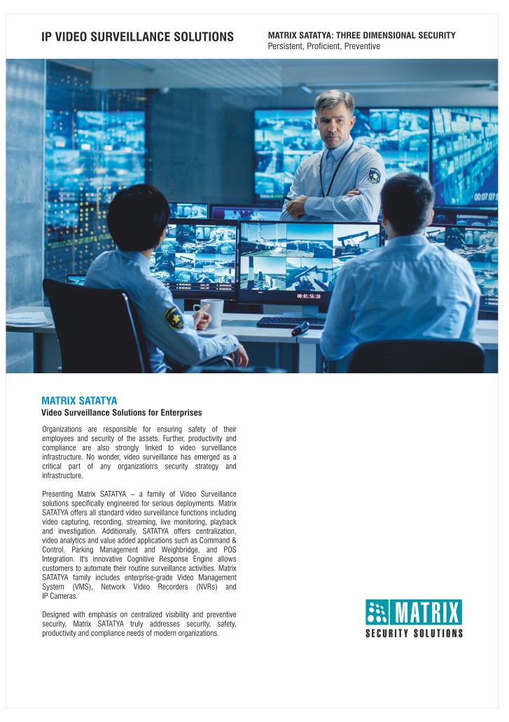 Soluzioni Video IP Matrix - Doing Security